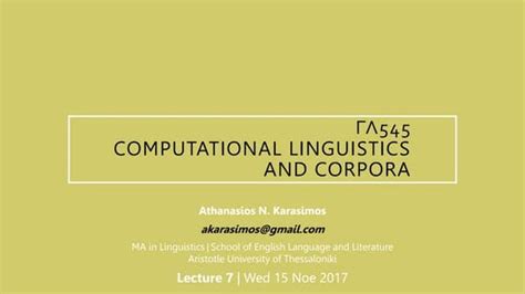 Lecture Notes Finite State Automata For Nlppdf Programming Languages