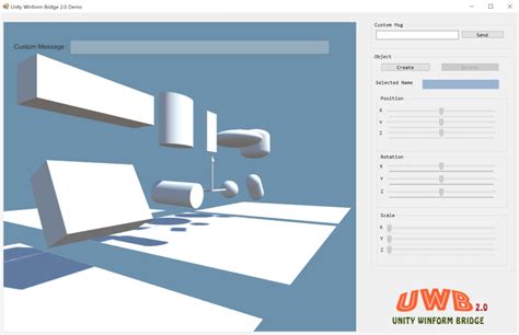 uwb 2 0 unity winform bridge