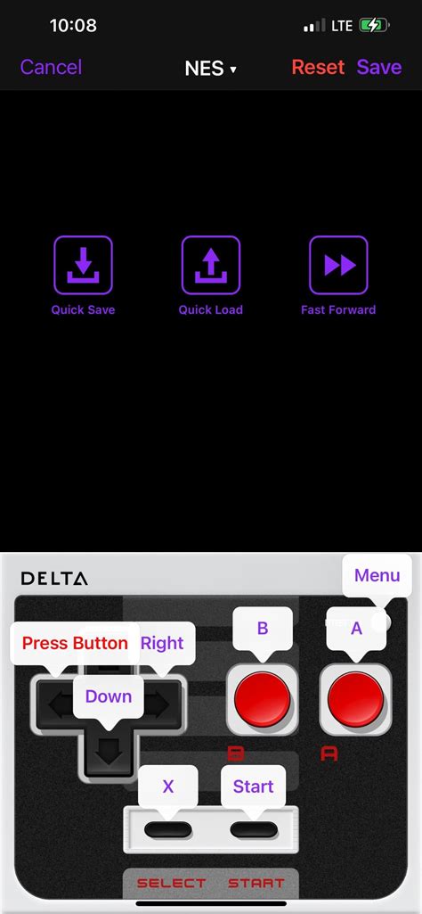 can t configure game controller directional pad it won t let me do the