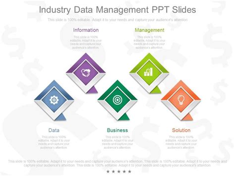 Industry Data Management Ppt Slides