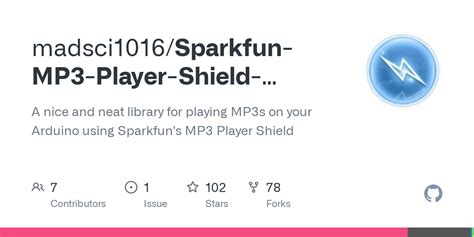 Github Madsci1016sparkfun Mp3 Player Shield Arduino Library A Nice