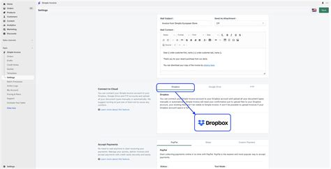 How Can I Upload My Invoices To Dropbox Simplio Support