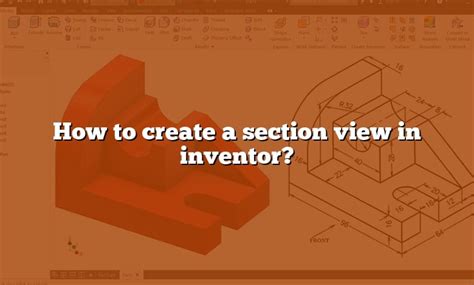 How To Create A Section View In Inventor CADdikt