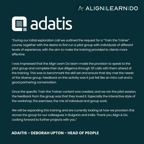Align Learn Do On Linkedin Learninganddevelopment Training Workshop