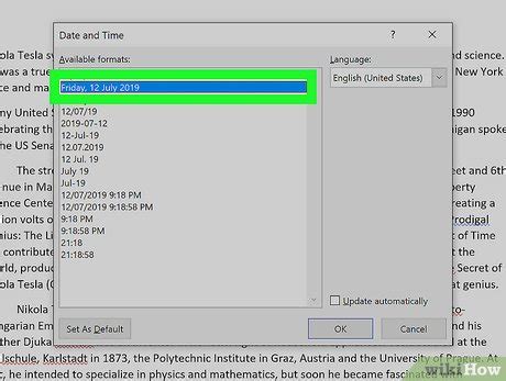Easy Ways To Insert The Current Date In Word Steps