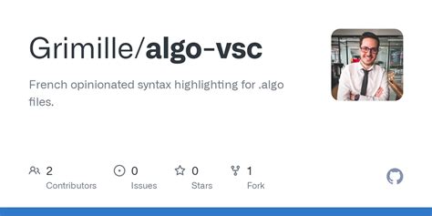 Github Grimille Algo Vsc French Opinionated Syntax Highlighting For