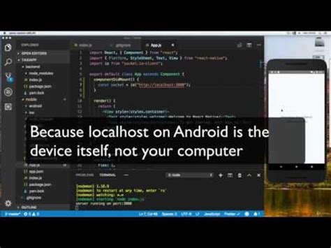 Building A Simple Chat App In React Native And Socket Io YouTube