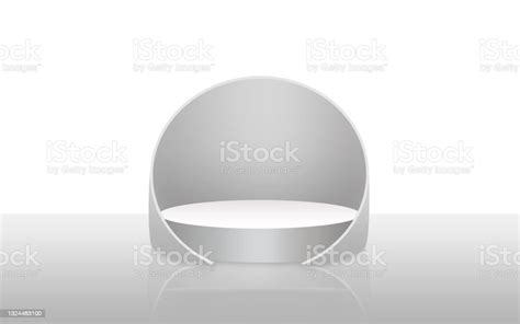 제품 프레젠테이션을 위한 3d 일러스트 화이트 및 그레이 포디움 배경 0명에 대한 스톡 벡터 아트 및 기타 이미지 0명 공란 광고 Istock