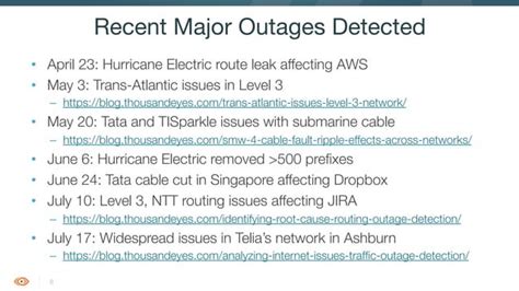 Diagnosing Internet Outages Pdf Computer Networking Computing