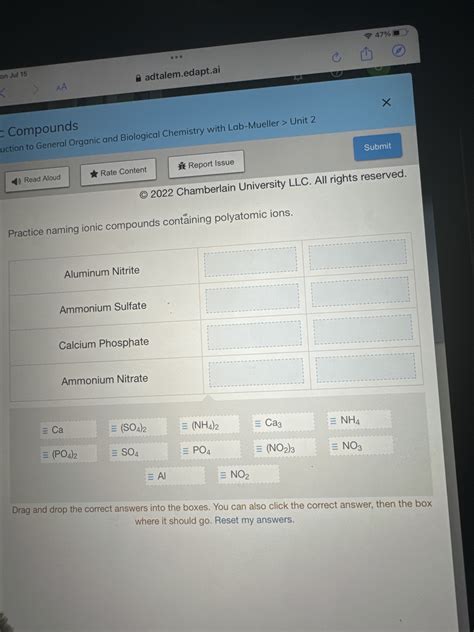 Solved Drag And Drop The Correct Answers Into The Boxes