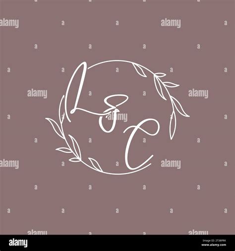 Lc Wedding Initials Monogram Logo Ideas Vector Graphic Stock Vector Image And Art Alamy