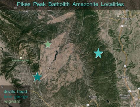 Pikes Peak Batholith Colorado Amazonite Colors Whats What With Davealex