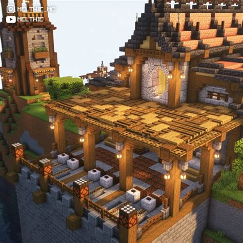Minecraft Train Station Minecraft Architecture Minecraft Construction Minecraft
