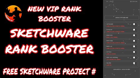 New Vip Rank Booster Sketchware Free Project Youtube