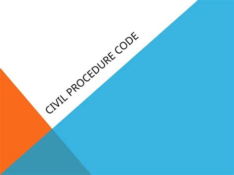 Civil Procedure Code Cpccpccpccpccpccpccpccpc Pptx
