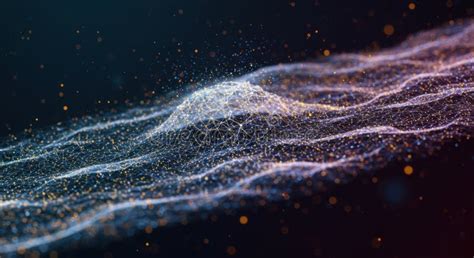 Abstract Data Wave Stock Illustration Illustration Of Interconnected