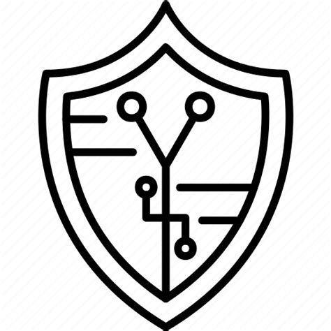 Shield Cyber Protection Safe Security Icon Icon Download On Iconfinder