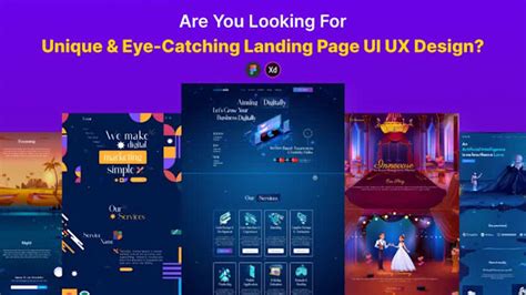 Design Unique And Modern Landing Page Ui Ux Design By Nur Hossen1513 Fiverr