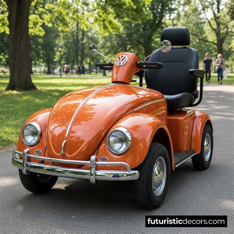 Vw Beetle Inspired Mobility Scooter Stylish Comfortable And Iconic