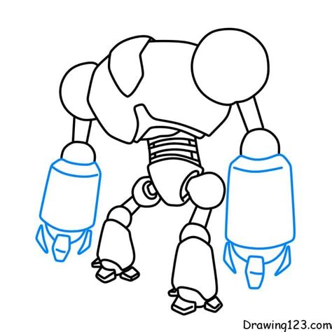 How To Draw Easy Robot