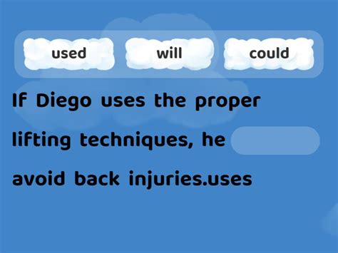 1 Conditional Clauses Type 1 And 2 Completar La Frase