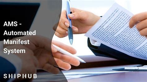 Ams Automated Manifest System Transport Shiphub