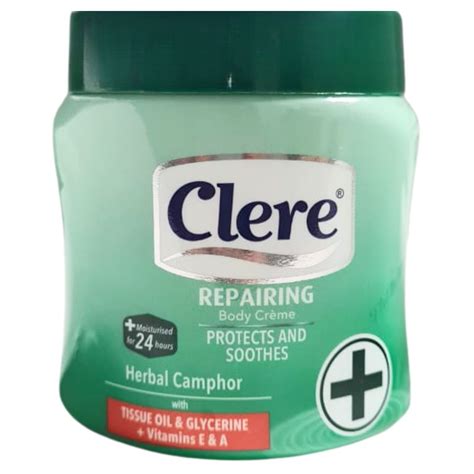 Clere Repairing Body Creme Herbal Camphor 300ml Superb Hyper