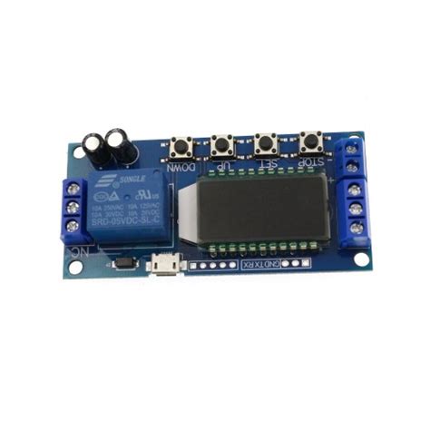 XY LJ DC V Micro USB Digital LCD Display Time Delay Relay Module Control Timer Switch