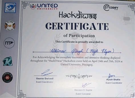 Abhinav Singh On Linkedin Hackdiwas Highflyer Hackdiwas Uniteduniversity Teamwork