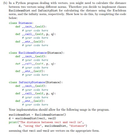 Solved Python Program Dealing With Vectors You Might Need