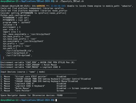 linux setup 3dcoat documentation