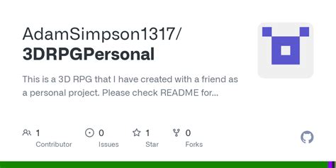 GitHub AdamSimpson DRPGPersonal This Is A D RPG That I Have Created With A Friend As A