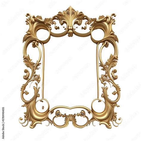 Shiny Glowing Realistic Rectangle Boarder Created With Generative Ai