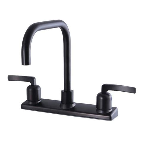 Kingston Brass Fb2145efl 8 In Centerset Kitchen Faucet Oil Rubbed