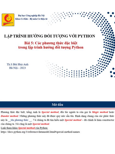 Lesson 5 Oop With Python Pdf