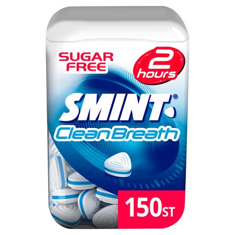 Smint Clean Breath Peppermint Per Pot 150 St