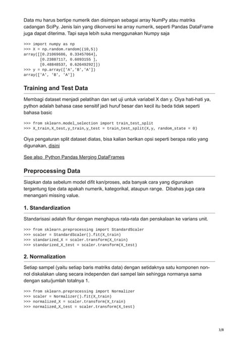 scikit learn cheat sheet untuk data science pdf