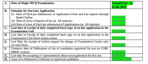 csir ugc net jrf life sciences exam notification june 2015 apply