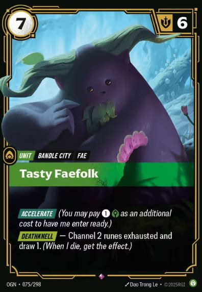 The Art Of Tasty Faefolk From Riftbound Tcg
