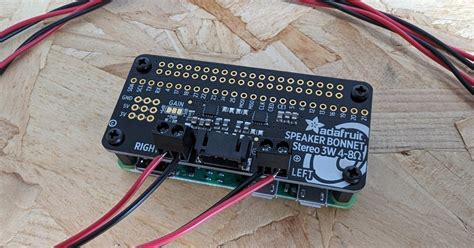 Electronics Getting The Adafruit Speaker Bonnet Working Rikesh Patel