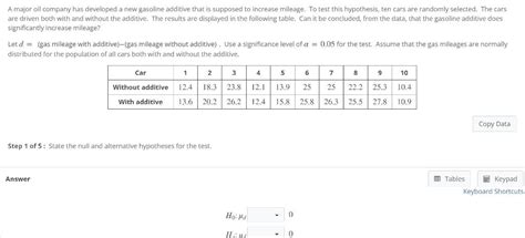 Solved ANSWER ALL THE STEPS PLEASE Step Standard Chegg
