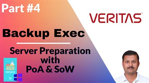 veritas backup exec server setup preparing for installation with poa