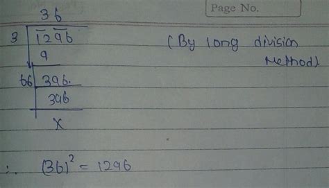 Find The Square Root Of Long Division Method Brainly In