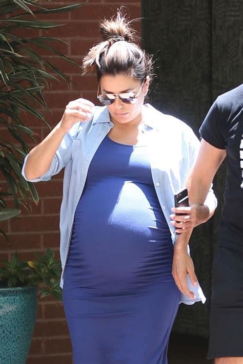 Pregnant Eva Longoria Leaves A Doctors Office In Beverly Hills
