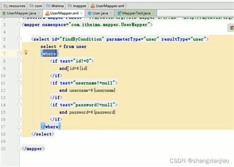 Mybatis动态sql Csdn博客