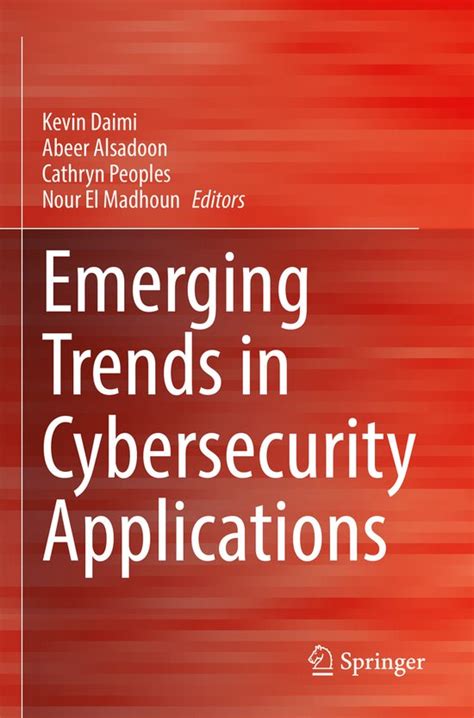 emerging trends in cybersecurity applications 9783031096426 boeken