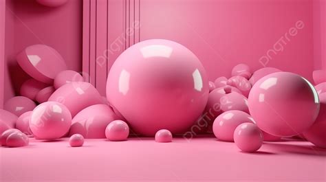 핑크색 공간에 떠있는 핑크색 공 스튜디오 벽에 공이 있는 3d 핑크 색상 배경 추상 장면 고화질 사진 사진 배경 일러스트 및 사진 무료 다운로드 Pngtree
