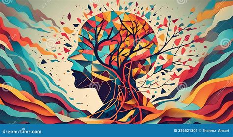 Psychedelic Experience Through Abstract Illustration Stock Illustration Illustration Of