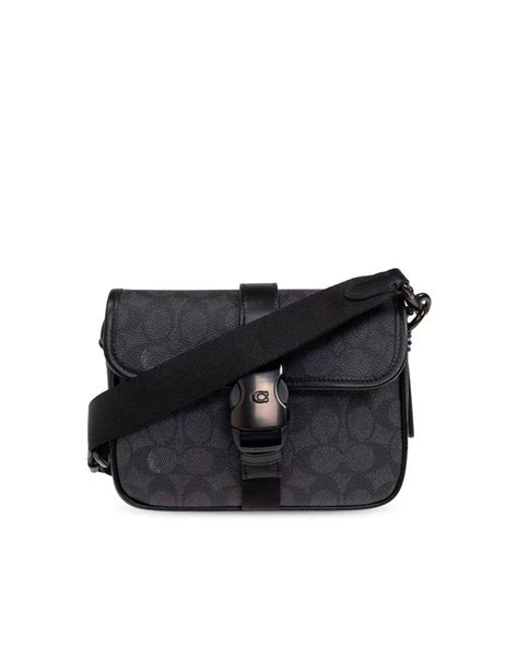 Coach League Monogram Crossbody Bag In Black For Men Lyst