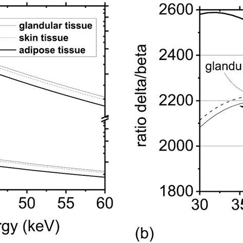 A The Refractive Index Decrement δ And The Absorption Index β Of